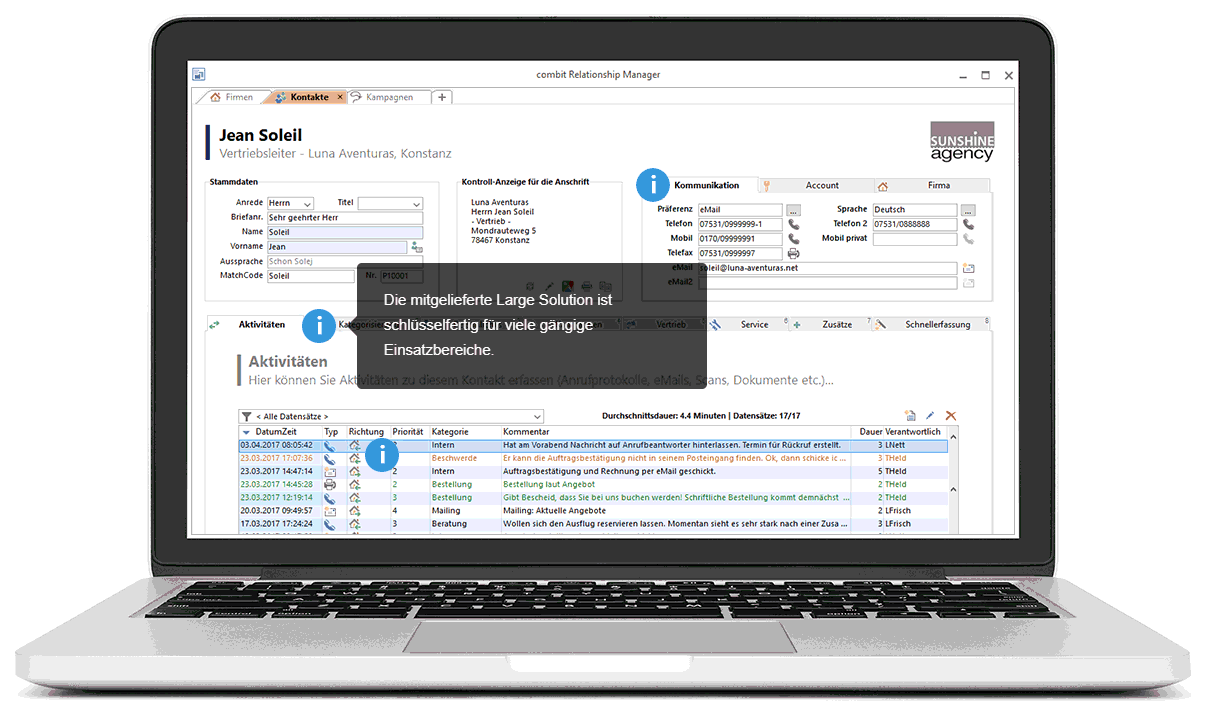 Crm Software Einfach Flexibel Made In Germany Von Combit