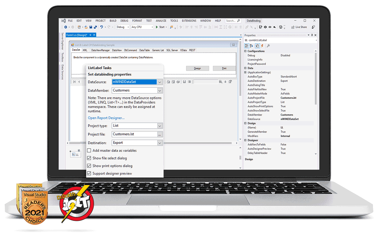Reporting Tool List And Label Für Net Asp C C Delphi Etc Combit