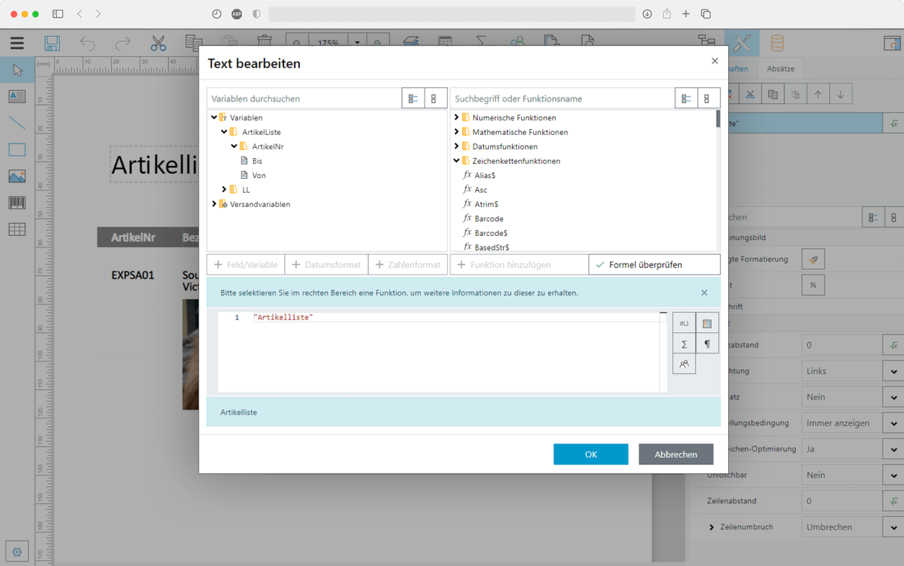 Web Report Designer | Berichte direkt im Browser designen
