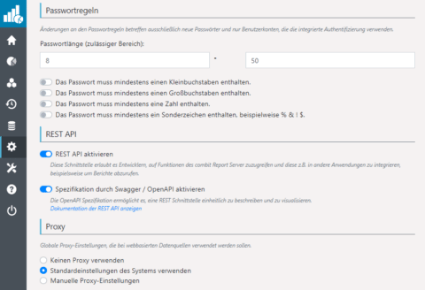 combit Report Server - webbasierte Berichtsplattform