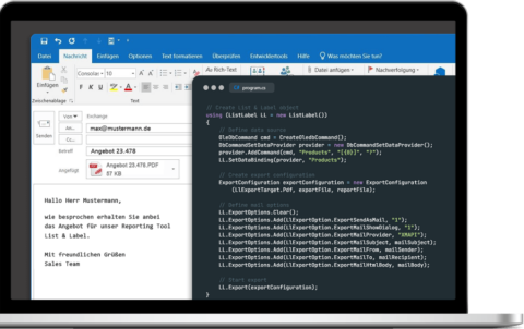 Reporting Tool List & Label für .NET, ASP, C#, C++, Delphi - combit